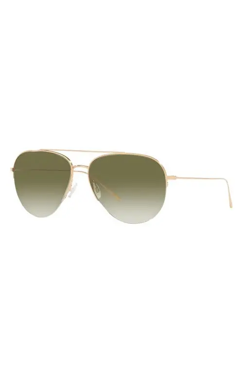 Oliver Spencer Cleamons 60mm Gradient Pilot Sunglasses