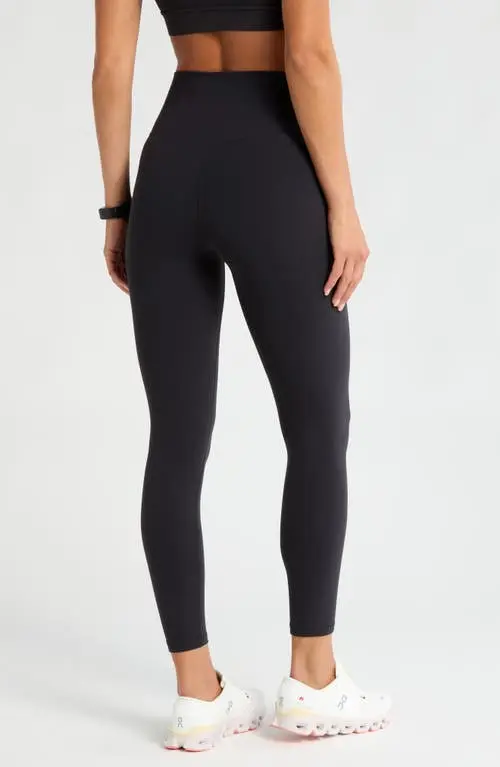 Zella Studio Luxe High Waist 7/8 Leggings - Black