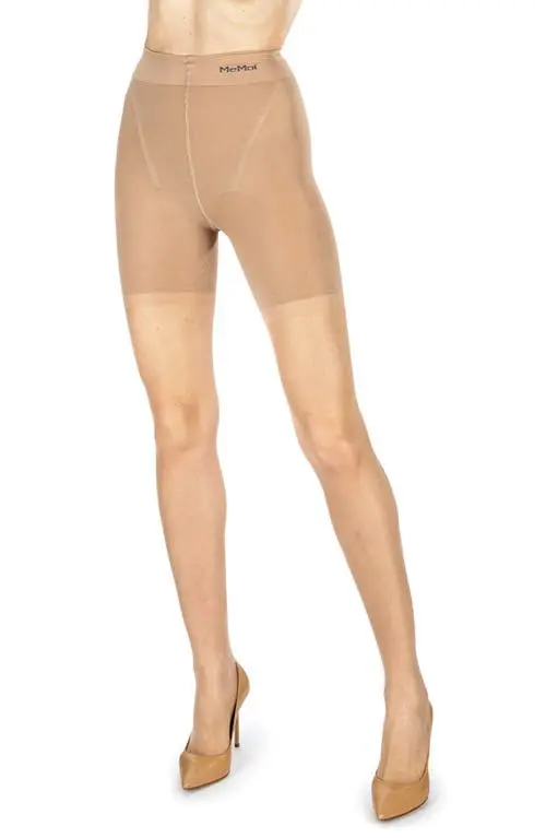 MEMOI Ultra Transparent Tights - Light-beige
