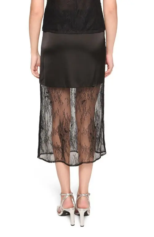 WAYF X Jourdan Sloane Kate Ruched Midi Skirt