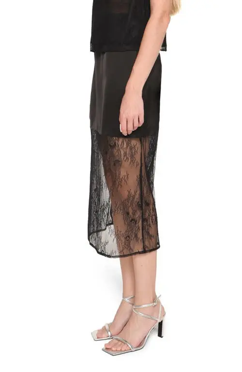WAYF X Jourdan Sloane Kate Ruched Midi Skirt