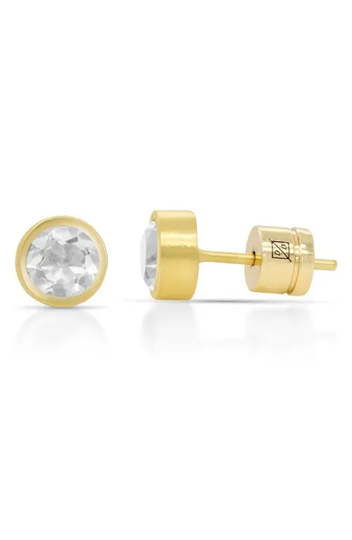 DEAN DAVIDSON Signature Small Knockout Stud Earrings - Crystal Quartz/gold