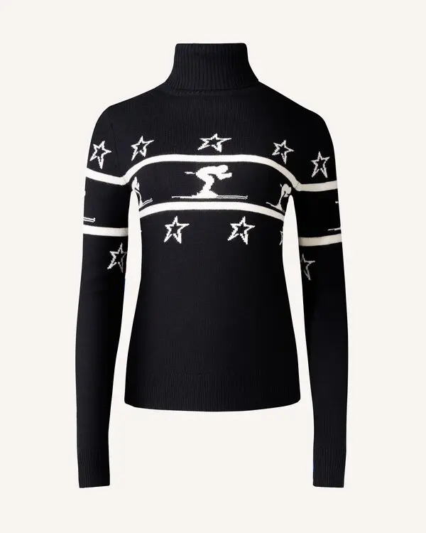 Perfect Moment Little Skier Merino Wool Sweater