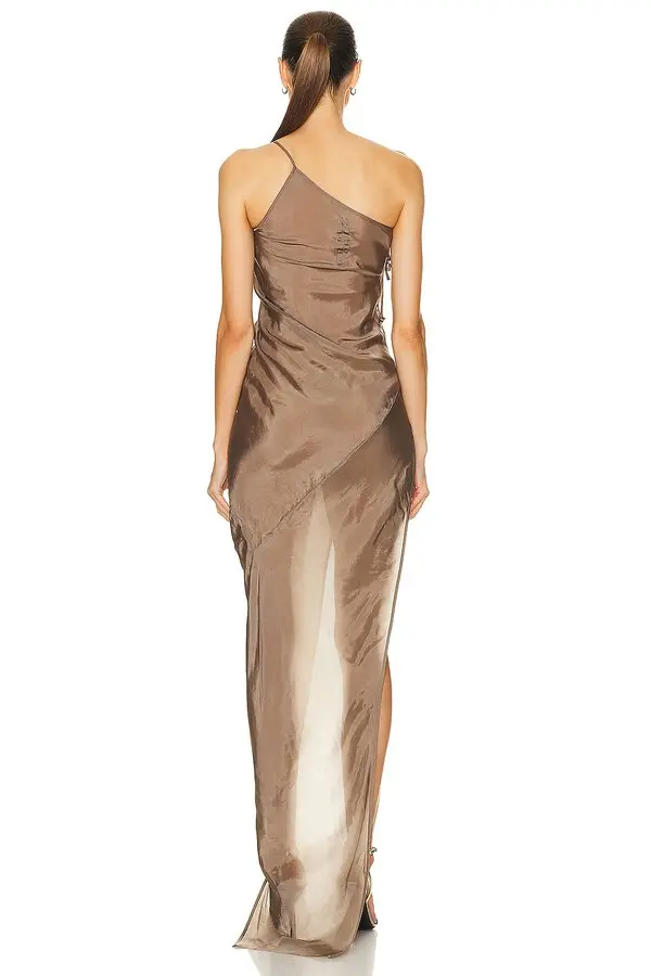 Rick Owens Taco Gown In Neutral
