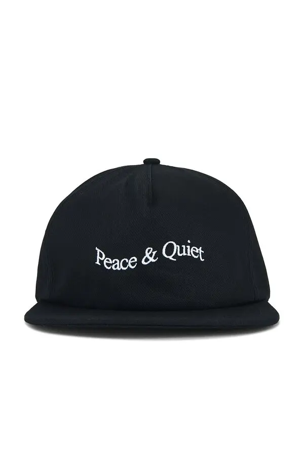 MUSEUM OF PEACE & QUIET Wordmark Dad Hat - Black