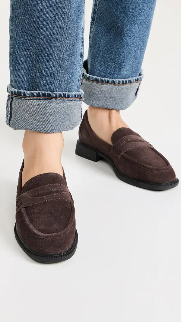 Intentionally Blank Brown Marblehead Loafers