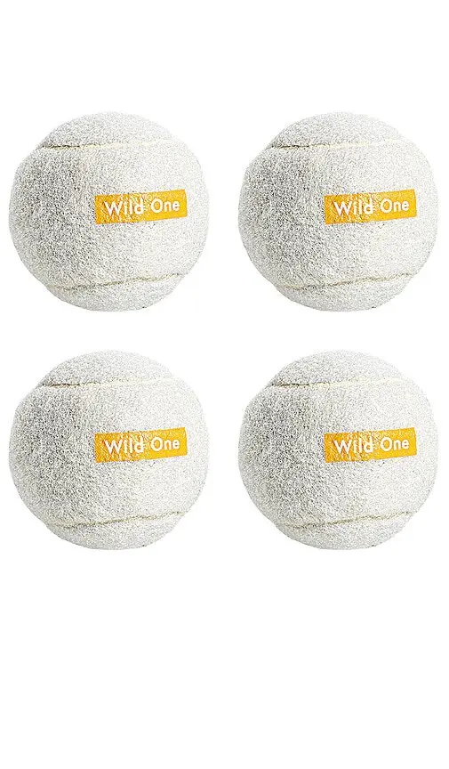 WILD ONE Tennis Balls Set Of 4 - White