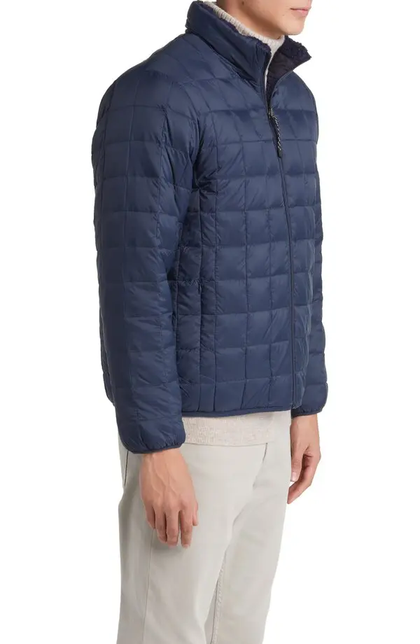 Taion Reversible Down Jacket - D.navy/navy