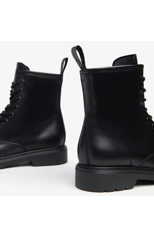 NEROGIARDINI Lace-up Combat Boots - Black