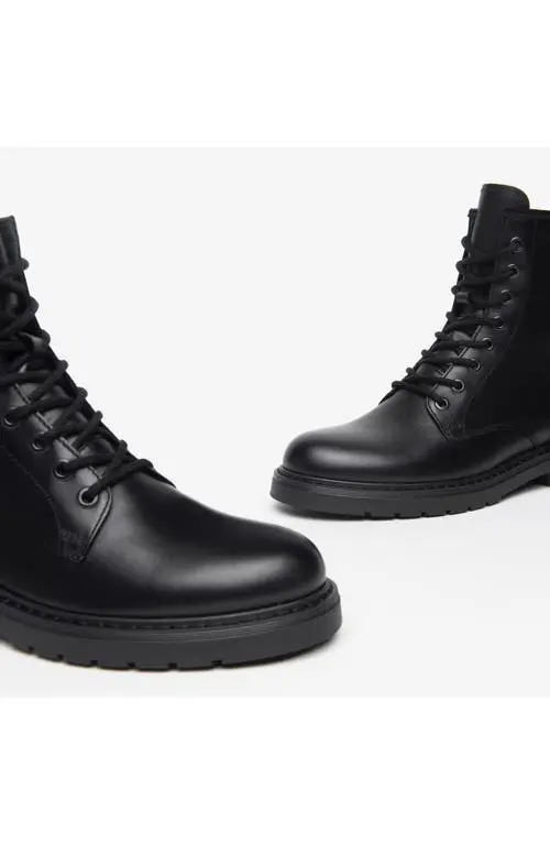 NEROGIARDINI Lace-up Combat Boots - Black