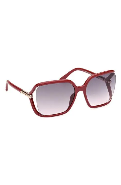 TOM FORD Butterfly Sunglasses - Fuchsia / Gradient Smoke