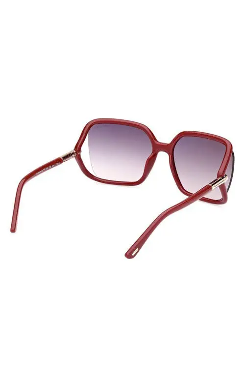 TOM FORD Butterfly Sunglasses - Fuchsia / Gradient Smoke