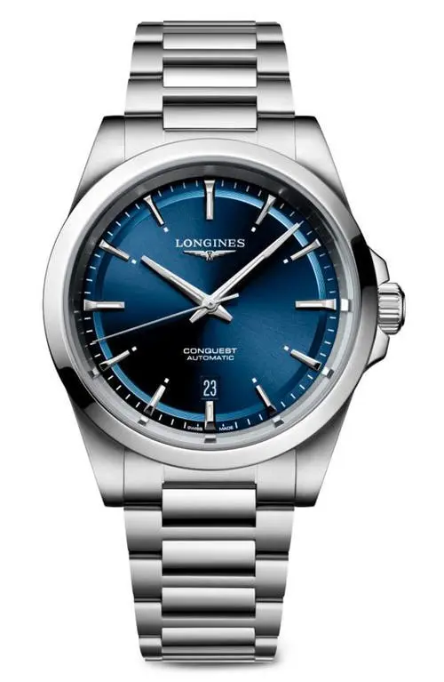 LONGINES Conquest Automatic Bracelet Watch - Blue