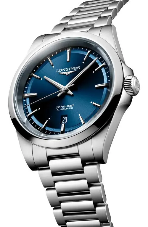 LONGINES Conquest Automatic Bracelet Watch - Blue