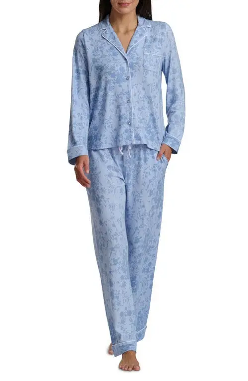 Splendid Print Long Sleeve Pajamas - Falling Floral