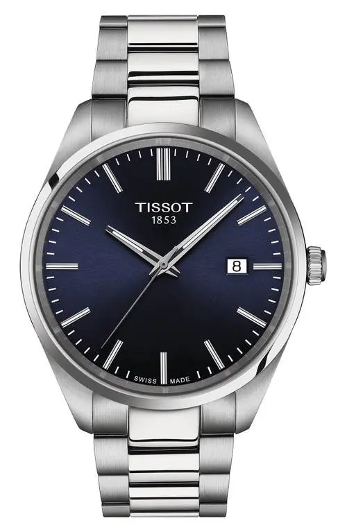 TISSOT Pr 100 Classic Bracelet Watch - Silver/ Blue