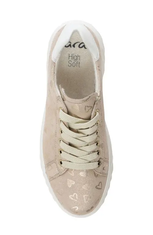 ARA Mikky Platform Sneakers - Shell/ White