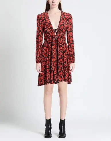 Pinko Mini Flared Floral-print Dress