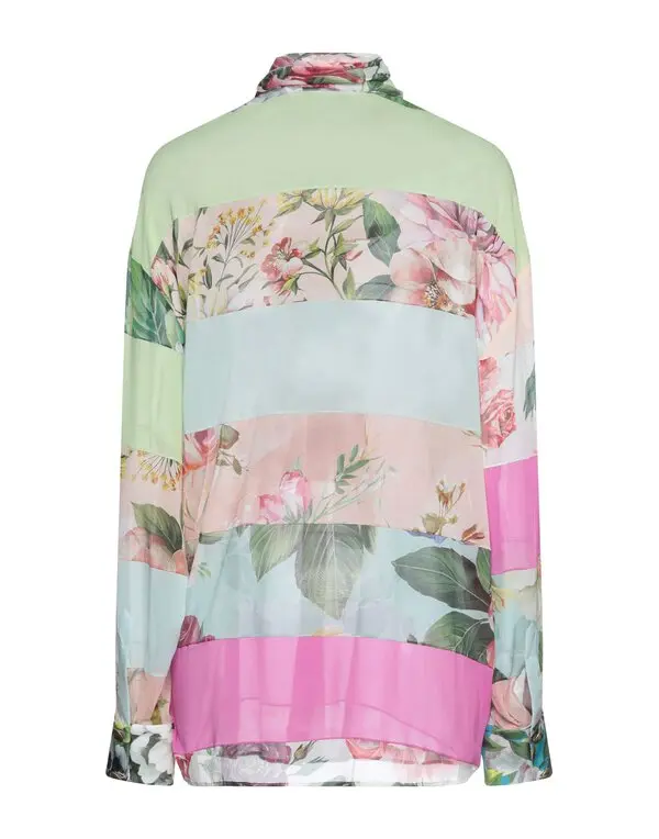 Dolce & Gabbana Floral-print Silk-blend Shirt