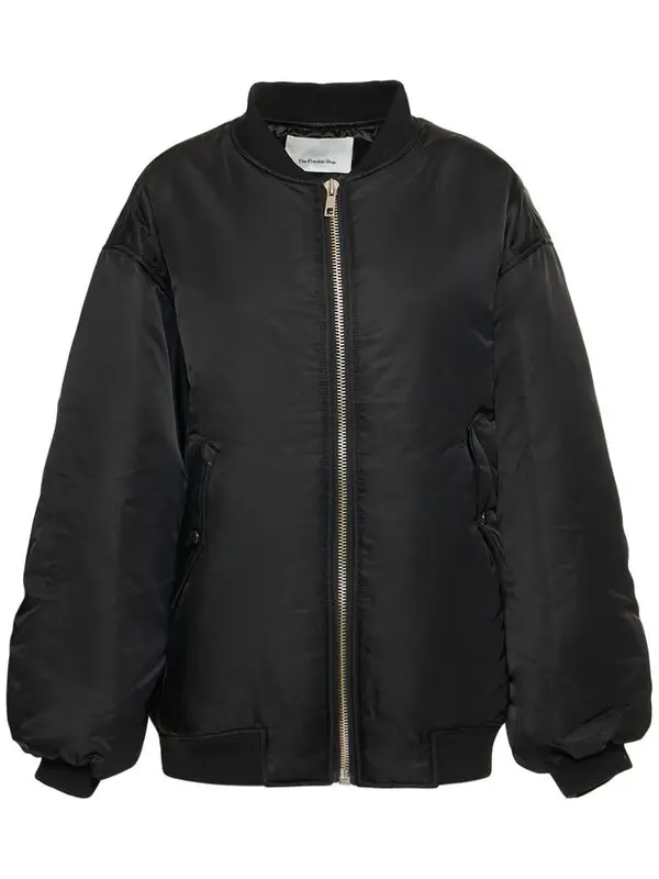 THE FRANKIE SHOP Astra Nylon Bomber Jacket