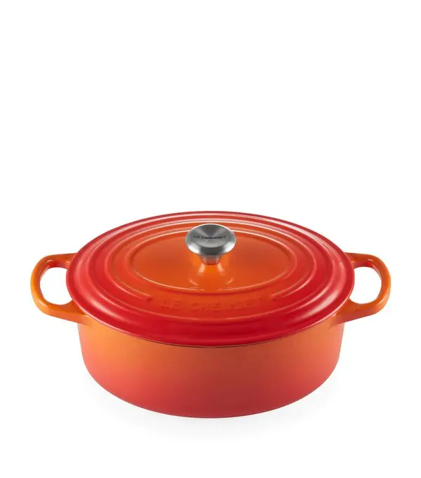 LE CREUSET Set Of 4 Cast Iron Casserole Dishes And Grillit
