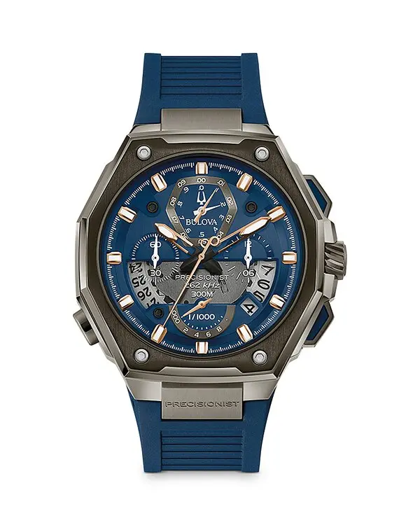 Bulova Precisionist Chronograph 44.5mm - Blue