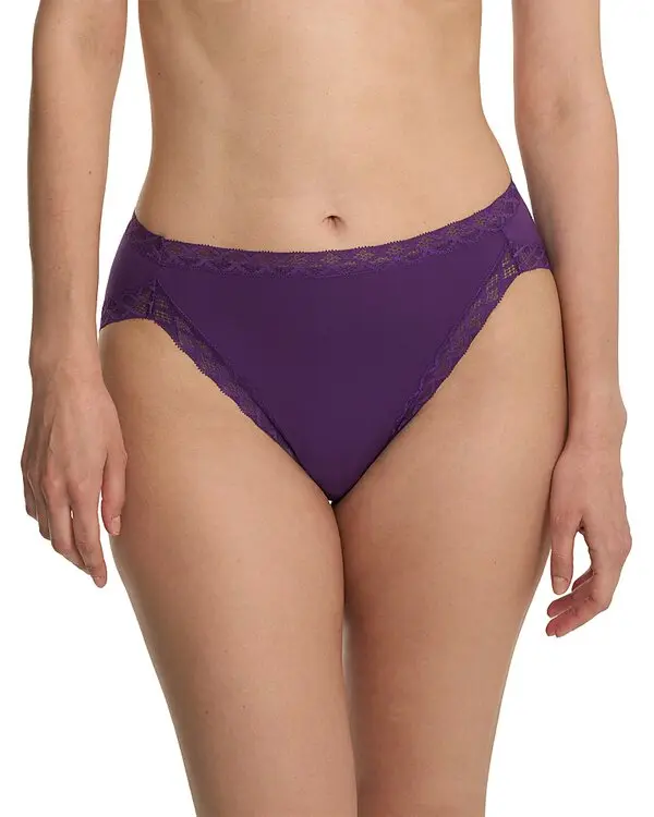 Natori Bliss French Cut Bikinis - Vivid Grape