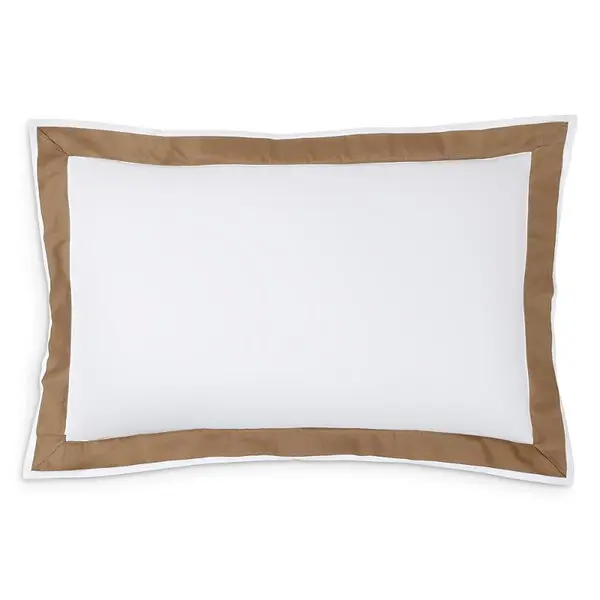 Frette Flying Sateen Sham, Standard Exclusive - Hazelnut/milk