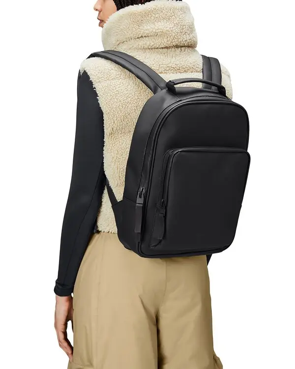Rains Book Backpack - Black