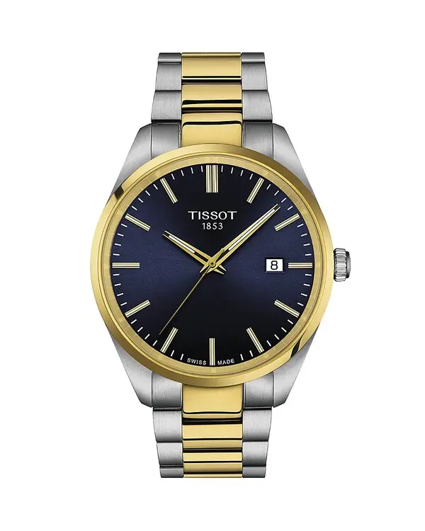 TISSOT Pr 100 40mm Watch - Blue/two-tone