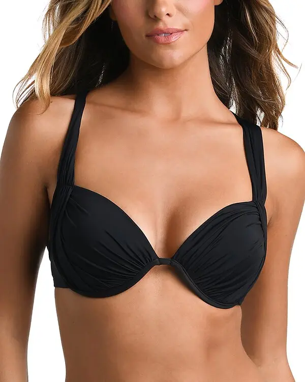 La Blanca Underwire Bikini Top - Black