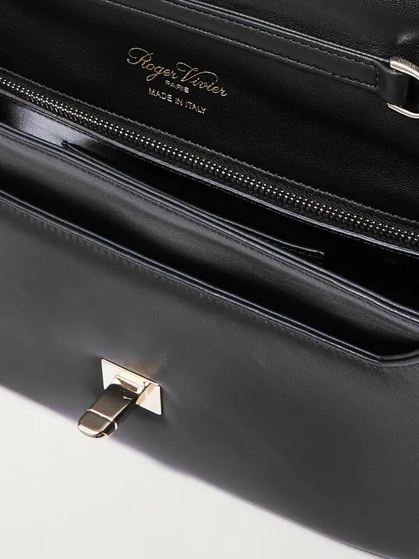 ROGER VIVIER Viv' Choc Me Padded Leather Shoulder Bag