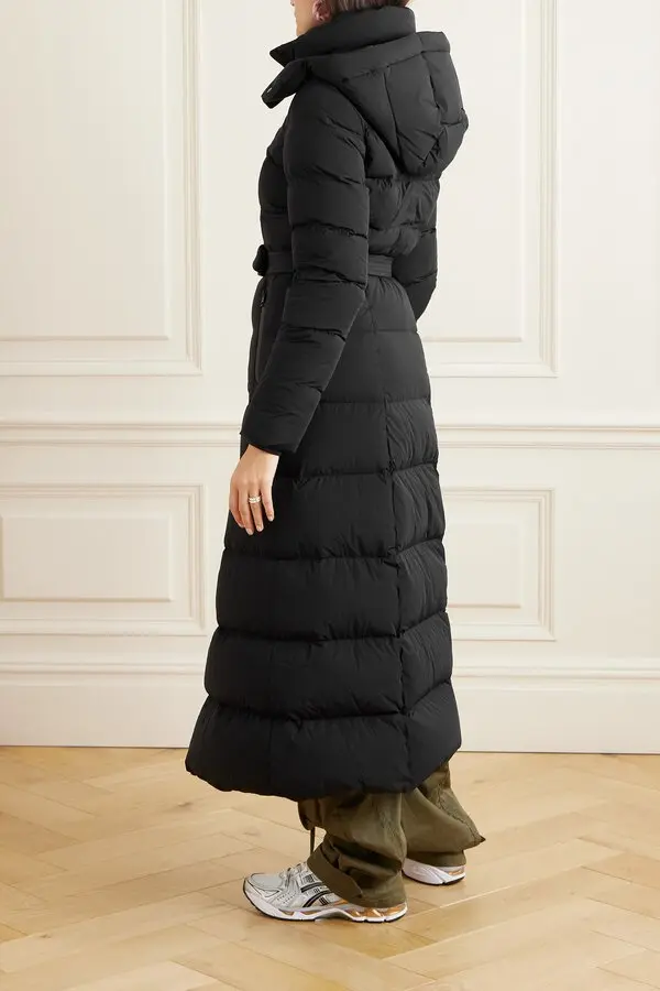 Mackage Net Sustain Calina-city Hooded Down Coat - Black
