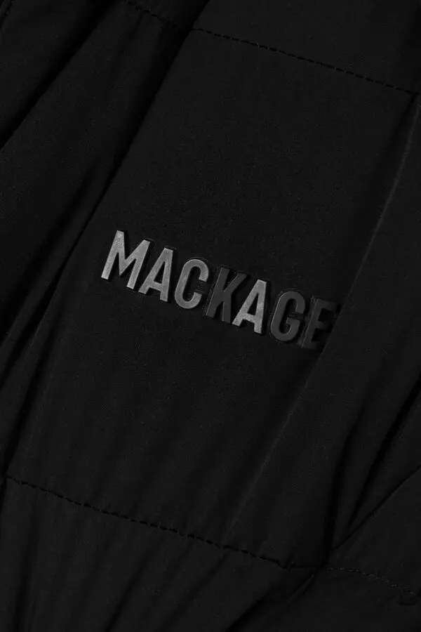 Mackage Net Sustain Calina-city Hooded Down Coat - Black
