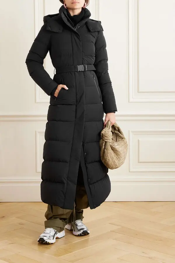 Mackage Net Sustain Calina-city Hooded Down Coat - Black