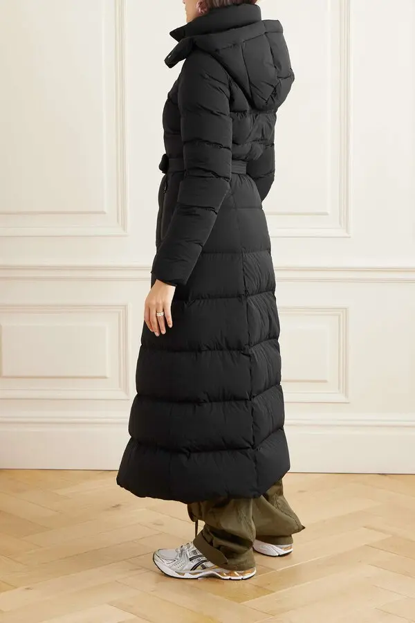 Mackage Net Sustain Calina-city Hooded Down Coat - Black