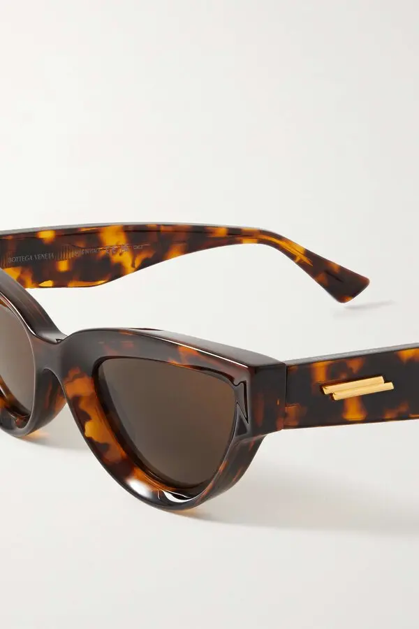 Bottega Veneta Injection Cat-eye Acetate Sunglasses