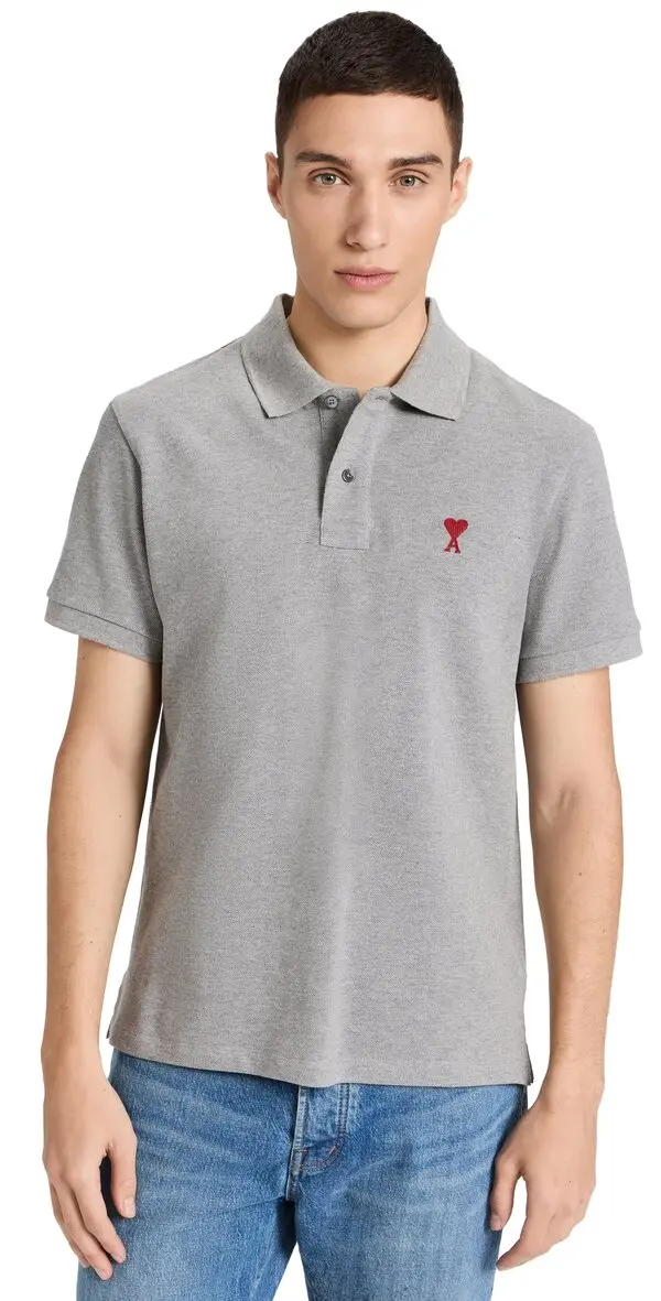 AMI Paris De Coeur Polo Shirt