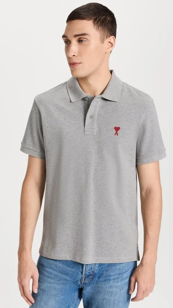 AMI Paris De Coeur Polo Shirt