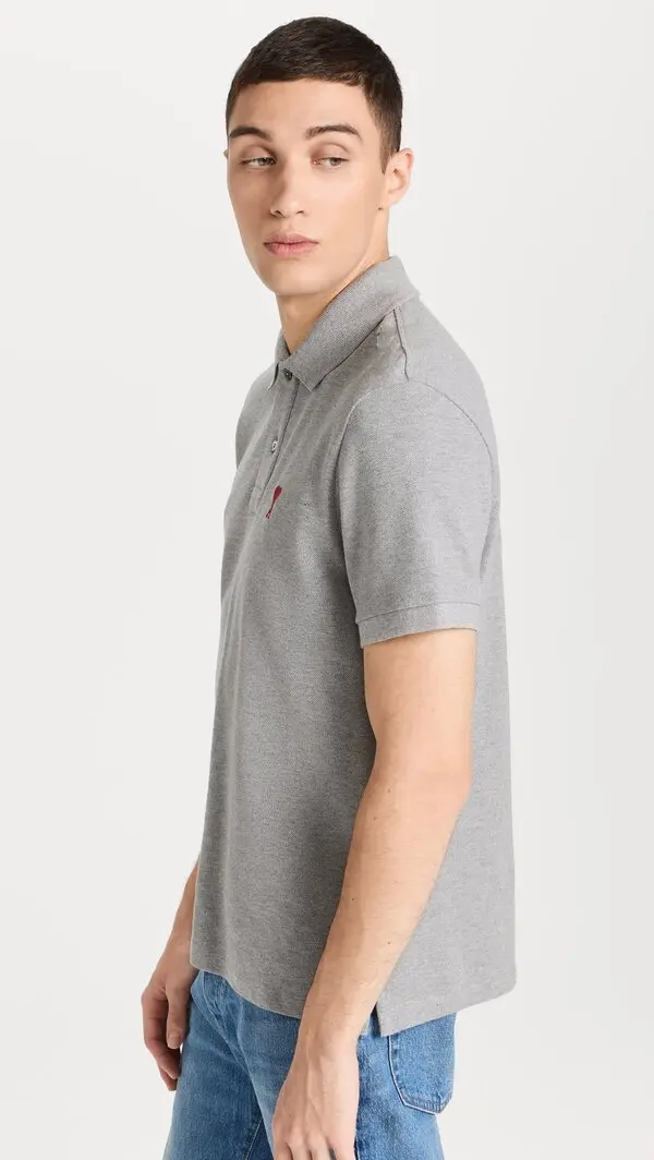 AMI Paris De Coeur Polo Shirt