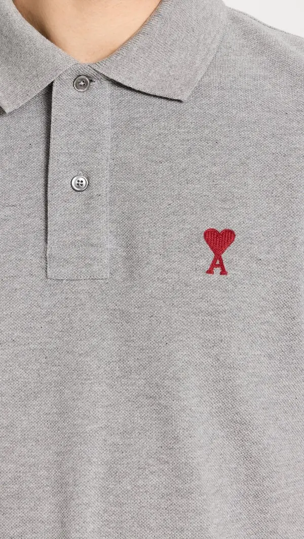 AMI Paris De Coeur Polo Shirt