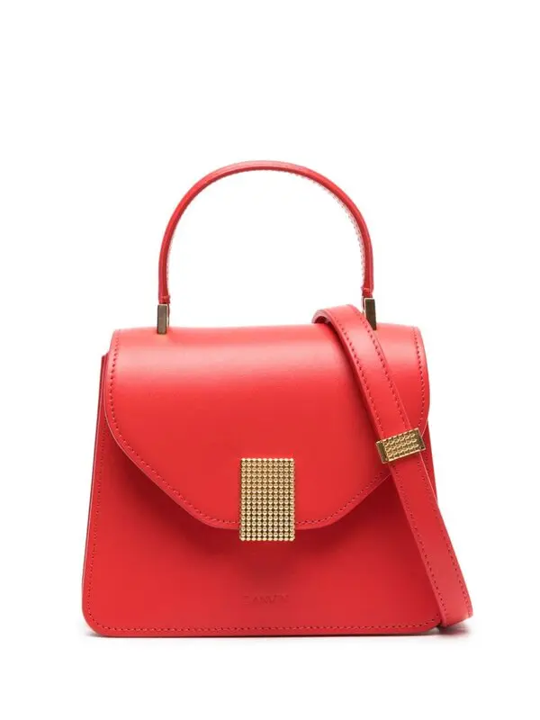 LANVIN Concerto Leather Mini Bag - Red