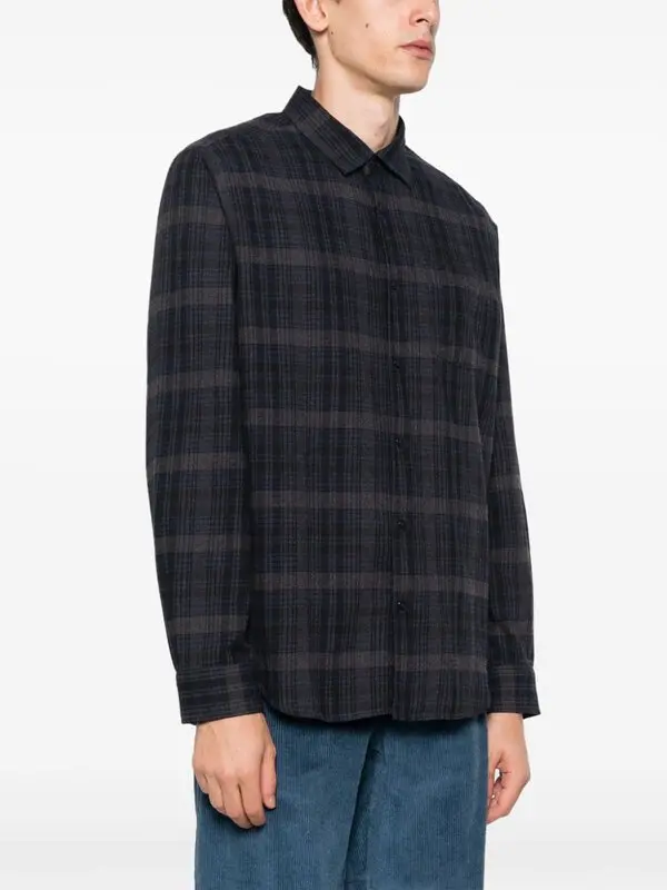 Woolrich Plaid-check Pattern Flannel Shirt - Blue