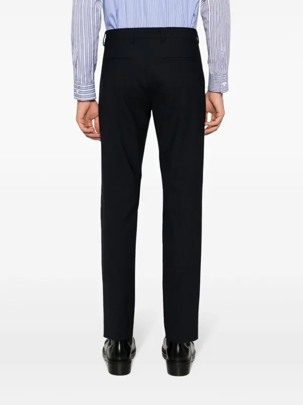 MODES Tailored Mid-rise Trousers - Blue