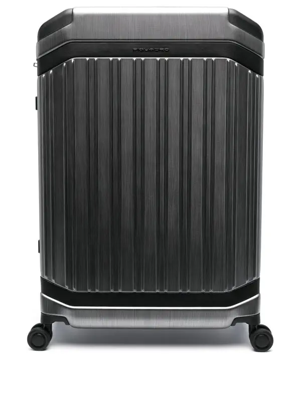 PIQUADRO Big Spinner Zip-around Suitcase - Silver