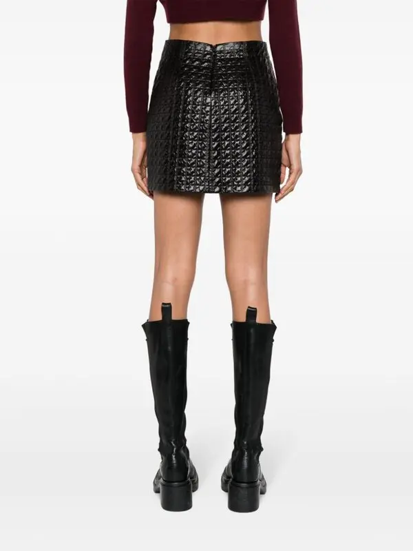 PATOU Quilted Shell Miniskirt - Black