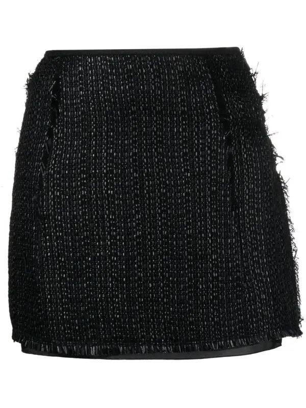 LANVIN Metallic Tweed Miniskirt