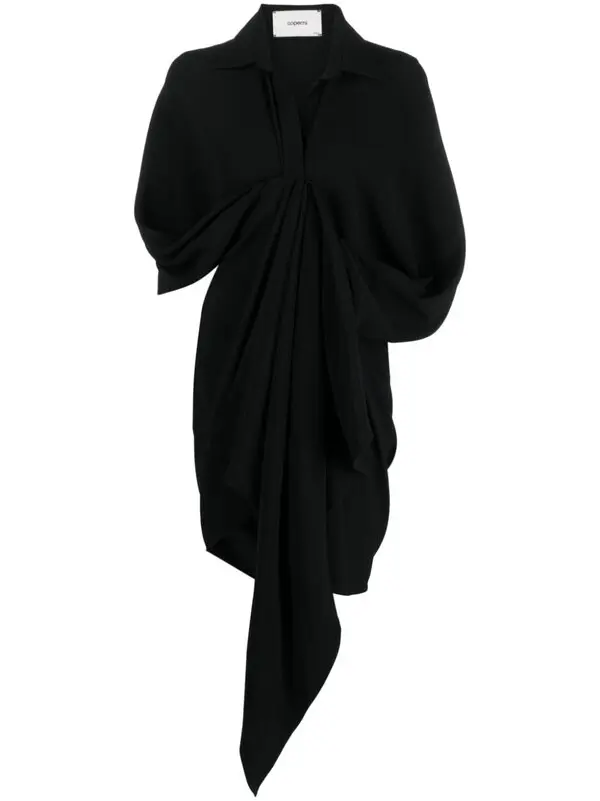 Coperni Asymmetric Poplin Shirtdress