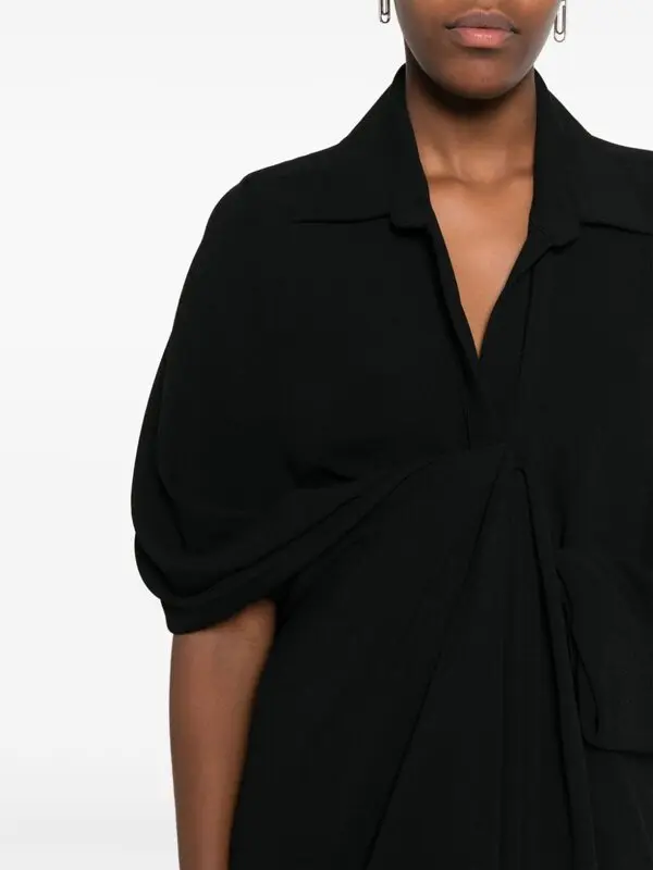 Coperni Asymmetric Poplin Shirtdress