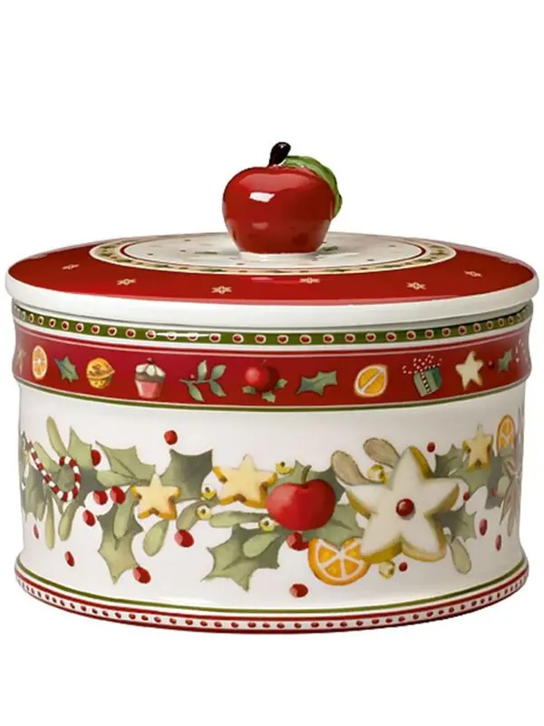 VILLEROY & BOCH Winter Bakery Delight Biscuit Jar - White